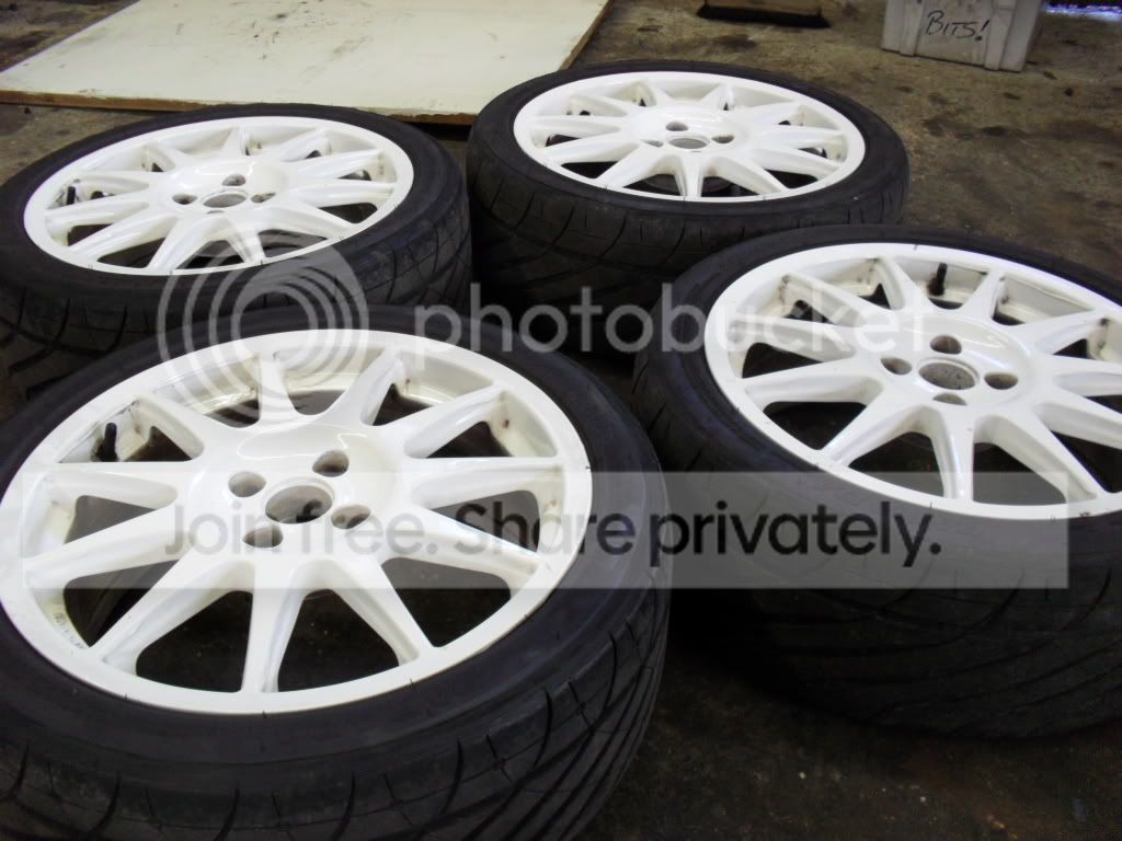 speedline turini 17inch 4x100 pcd et42. white with yoki's | Driftworks ...