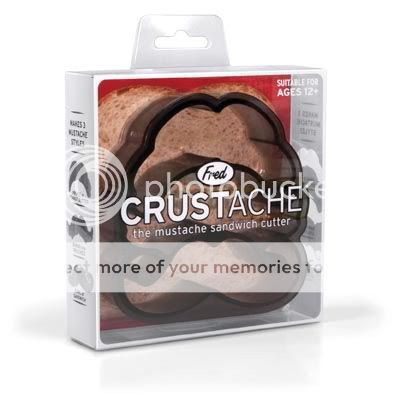 CRUSTACHE Cookie and Sandwich Cutters Moustache Stylish Handy by FRED ...